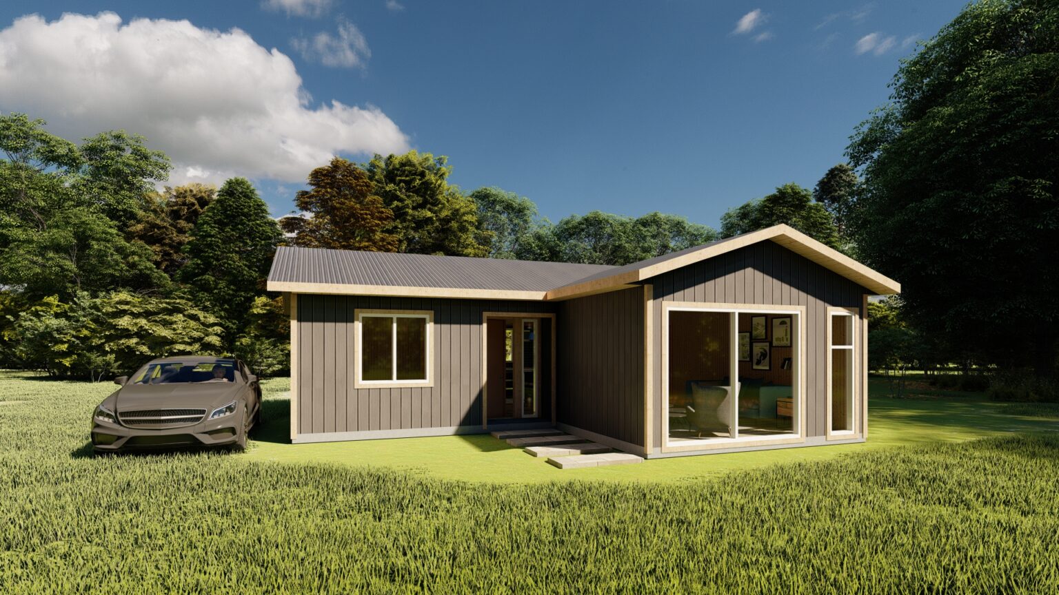 Quillón 86 m2 – Casas Prefabricadas Bio Bio, Constructora, Ampliaciones, Remodelaciones, Cambios ...